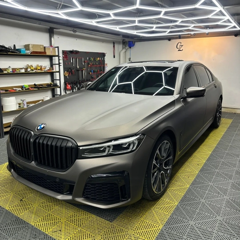 Grey Car Wrap,Best Ravoony Plus Ultra-Matte Brown Grey Car Wrap ...