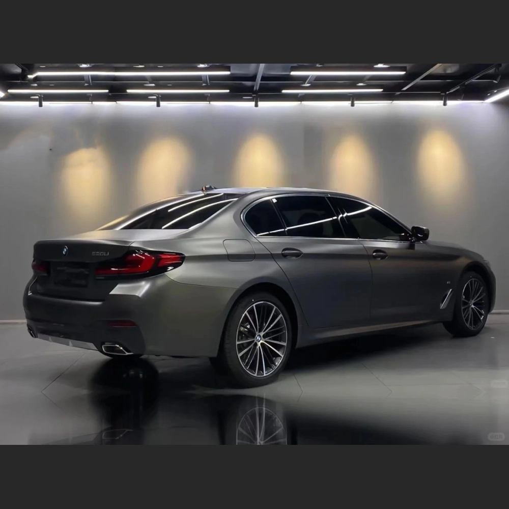Matte Metallic Graphite Black Car Vinyl Wrap, Best Ravoony Matte ...