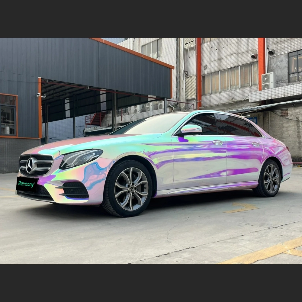 Holographic Rainbow Neo Chrome Car Vinyl Wrap,Best Ravoony Super Gloss ...