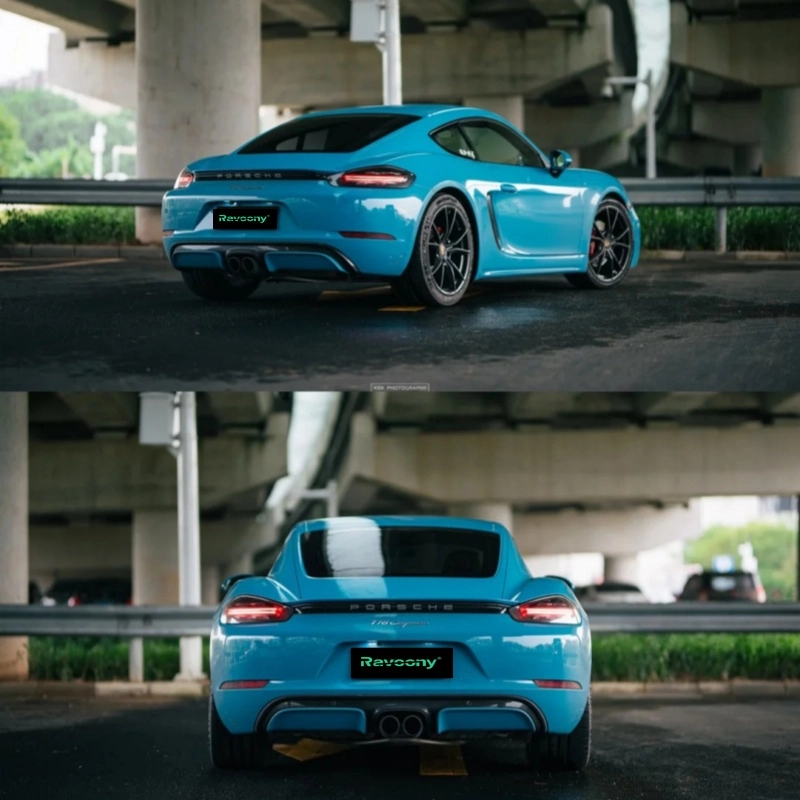 Miami Blue Vinyl Wrap, Best Ravoony Glossy Miami Blue Vinyl Wrap ...