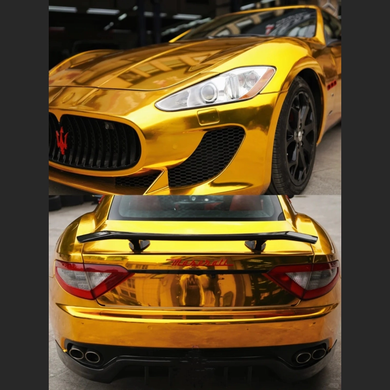 Best Ravoony Yellow Gold Chrome Vinyl Car Wrap - ravoony.com