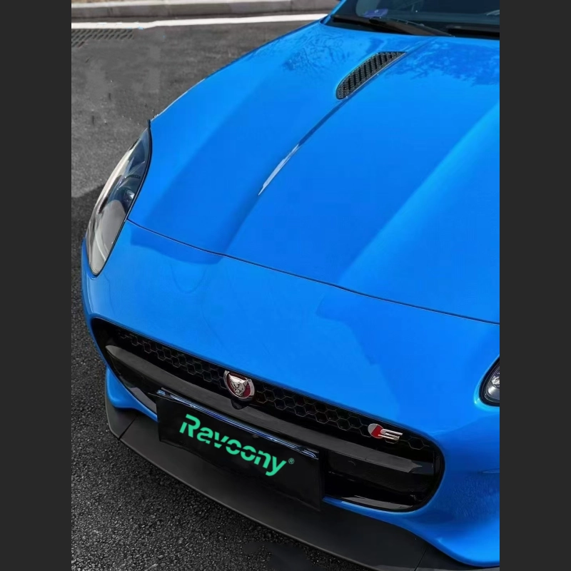 Blue Vinyl Wrap,Best Ravoony Plus PET Gloss Shark Blue Vinyl Wrap ...