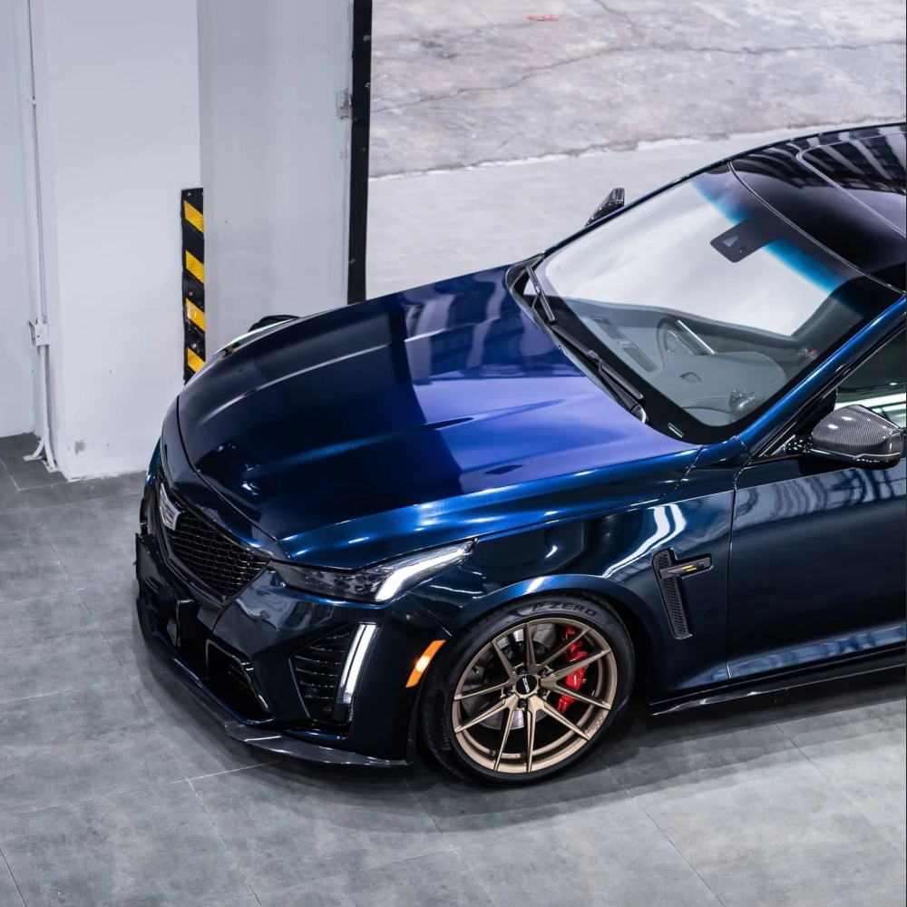 Best Ravoony Gloss Midnight Blue Car Vinyl Wrap - ravoony.com