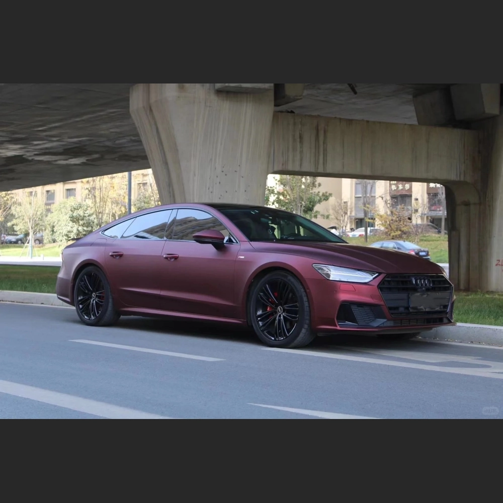 Red Vinyl Car Wrap,Best Ravoony Basic Ultra Matte Romanee Red Vinyl Car ...