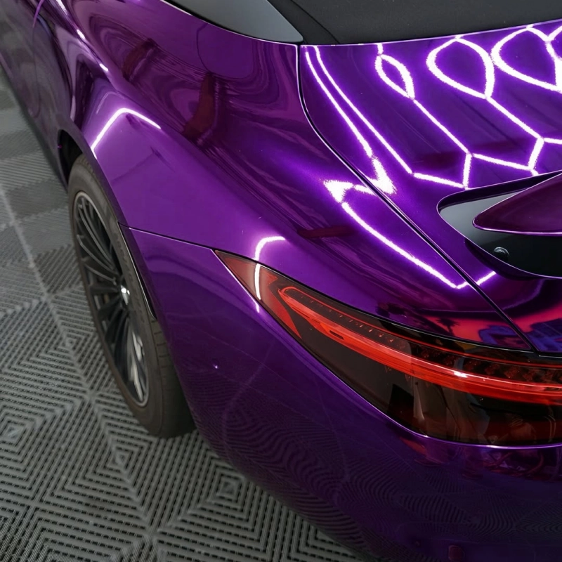 Purple Chrome Wrap, Best Ravoony Plus Gloss Purple Chrome Wrap ...