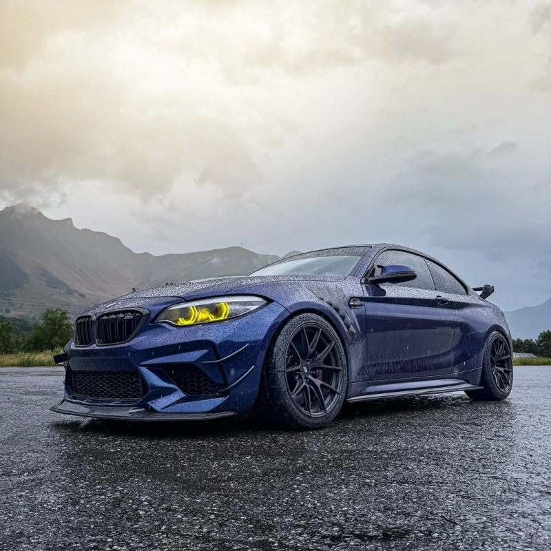 Best Ravoony Gloss BMW Tanzanite Blue Car Vinyl Wrap - ravoony.com