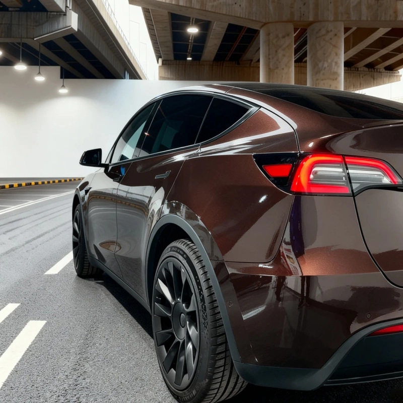 Gloss Terra Brown Vinyl Car Wrap， Best Ravoony Porsche Gloss Terra ...