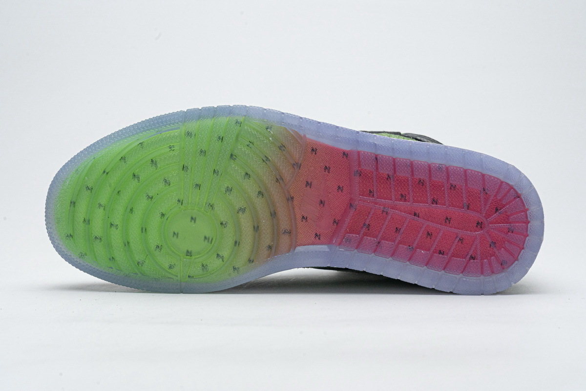 Pkgod | Perfect Kicks Sneaker Air Jordan 1 Retro High Zoom Rage Green ...