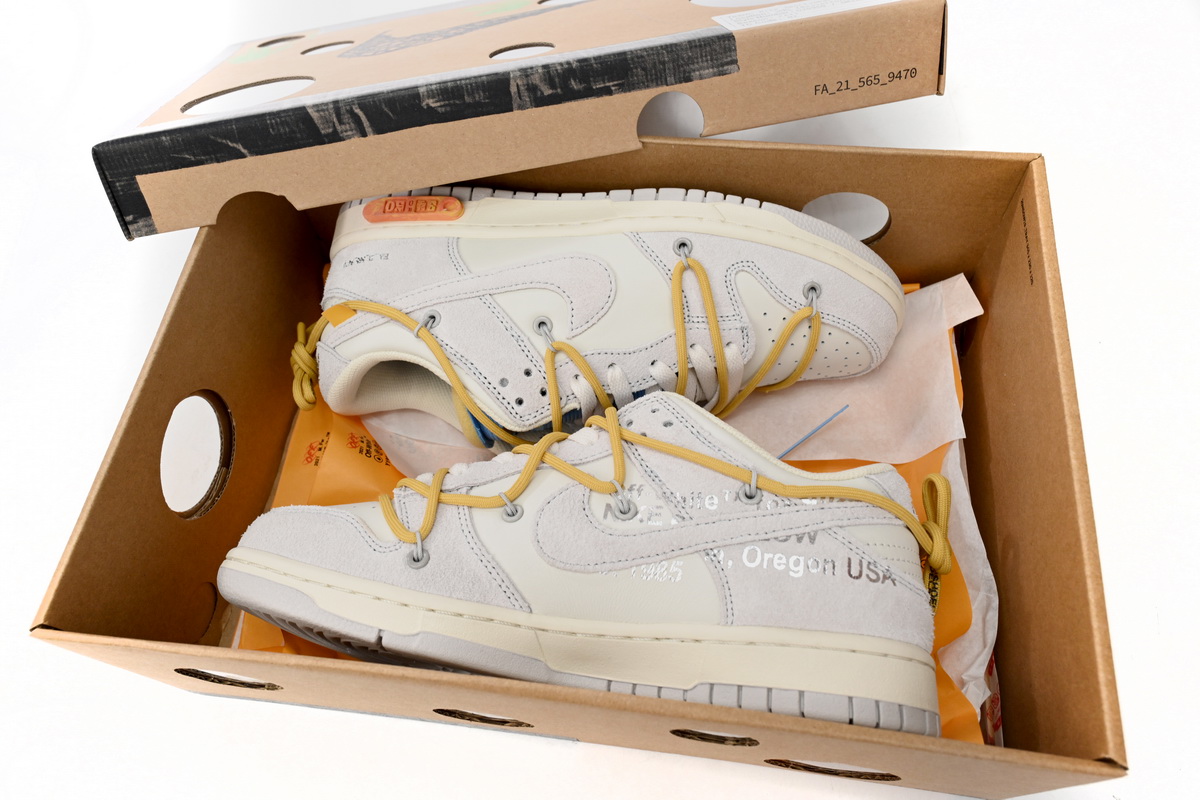 Pkgod | Perfect Kicks Sneaker Pkgod Nike Dunk Low Off-White Lot 34 ...
