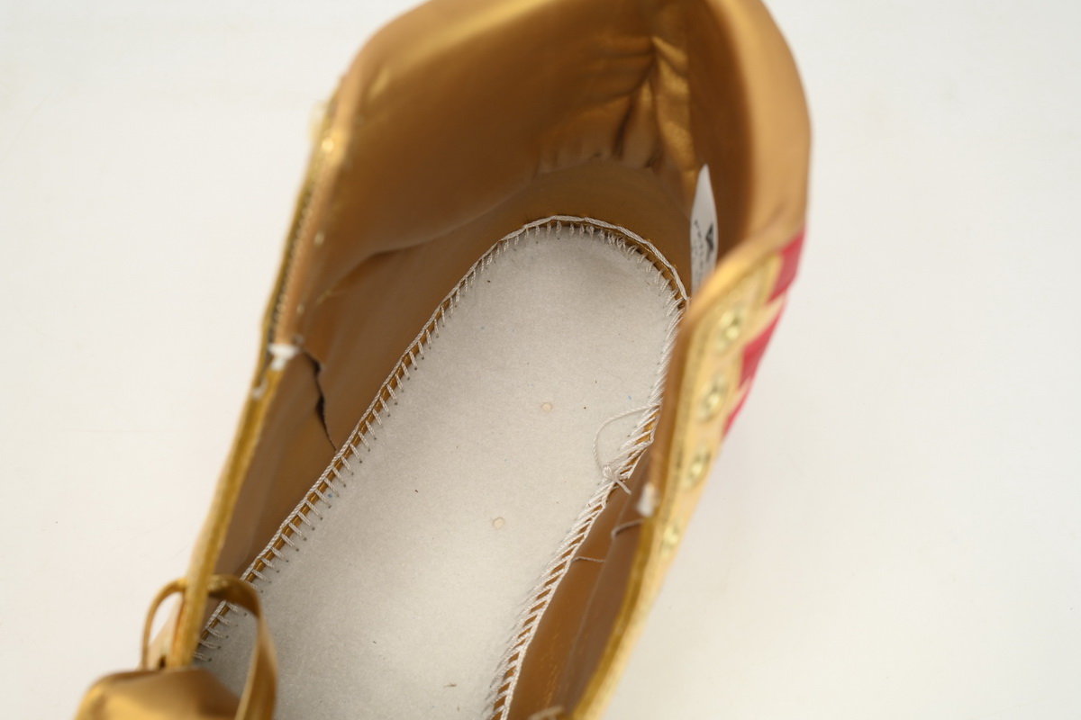 Trump Gold Sneaker | The Never Surrender High-Tops Trump Sneakers ...
