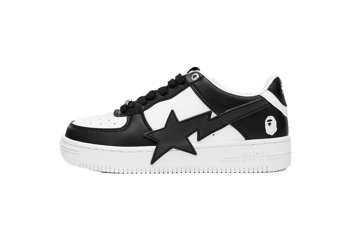 Stockxshoes | Perfect Kicks Sneaker A Bathing Ape Bape Sta Low Black ...