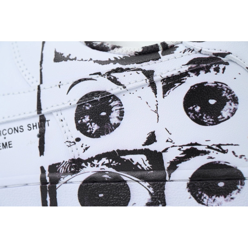Supreme x Comme des Garçons SHIRT x Nike Air Force 1 Low 'Eyes' 923044-100