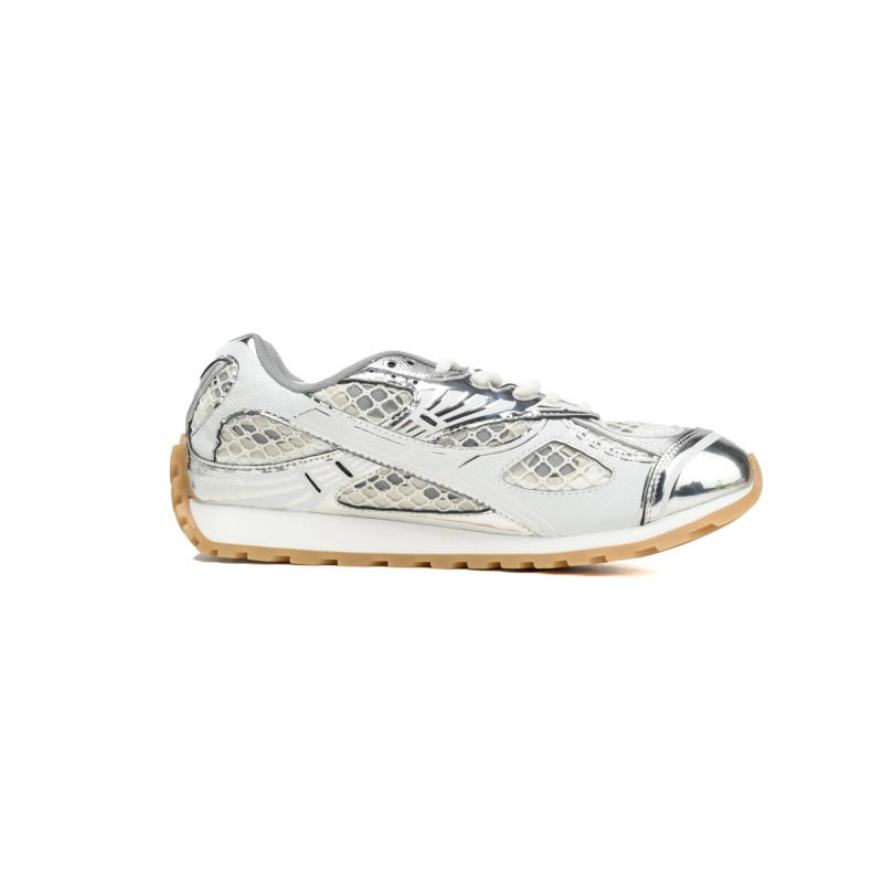 Bottega Veneta Orbit Silver White (Women's) 755915V2X401425 From Obo ...