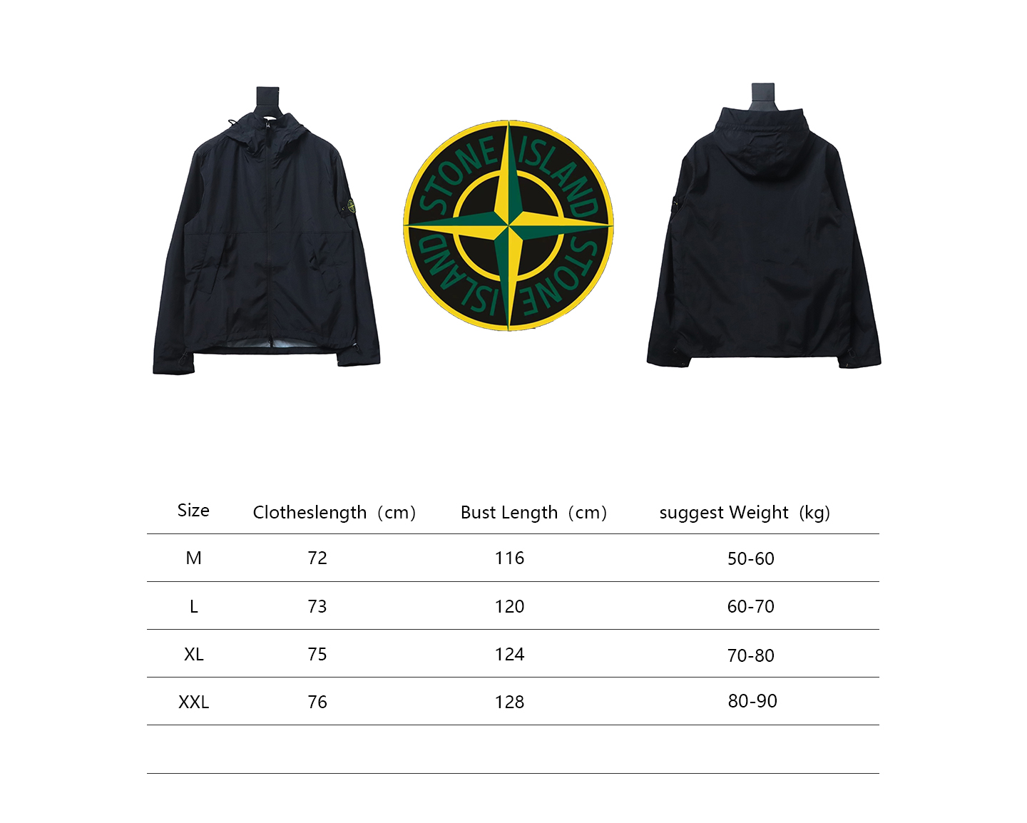 Fake Stone Island 21Fw Arm Island Logo 3L Tc Hooded Jacket From Obo Sneaker