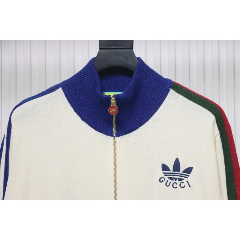 Adidas Originals x Gucci Zip-Up Jacket White From Obo Sneaker