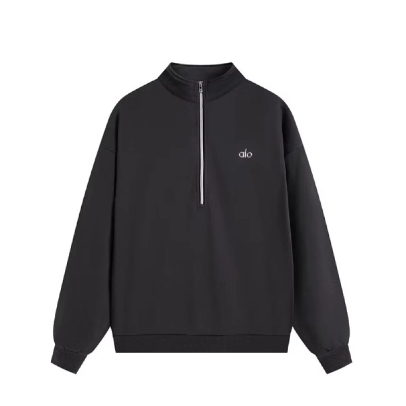 Alo Yoga Accolade 1/4 Zip Pullover Dark Gary From Obo Sneaker