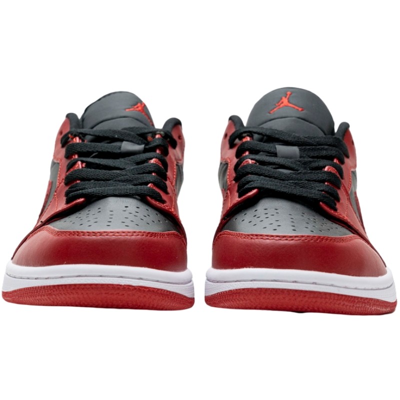 Buy Replica Air Jordan 1 Retro Low Black Gym Red 553558-001 ...