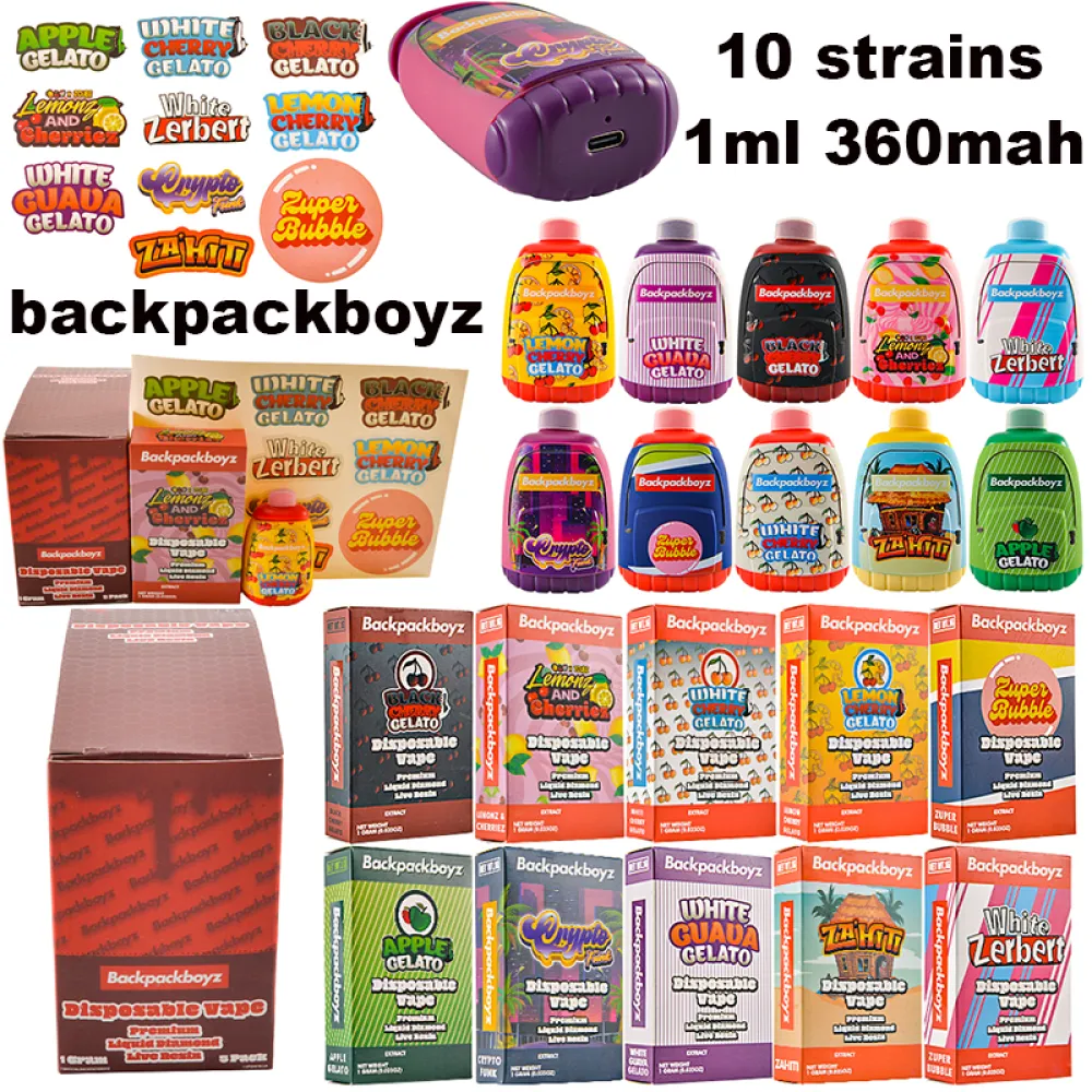 Best vape backpackboyz 1ml/ new backpack vape premium disposable ...