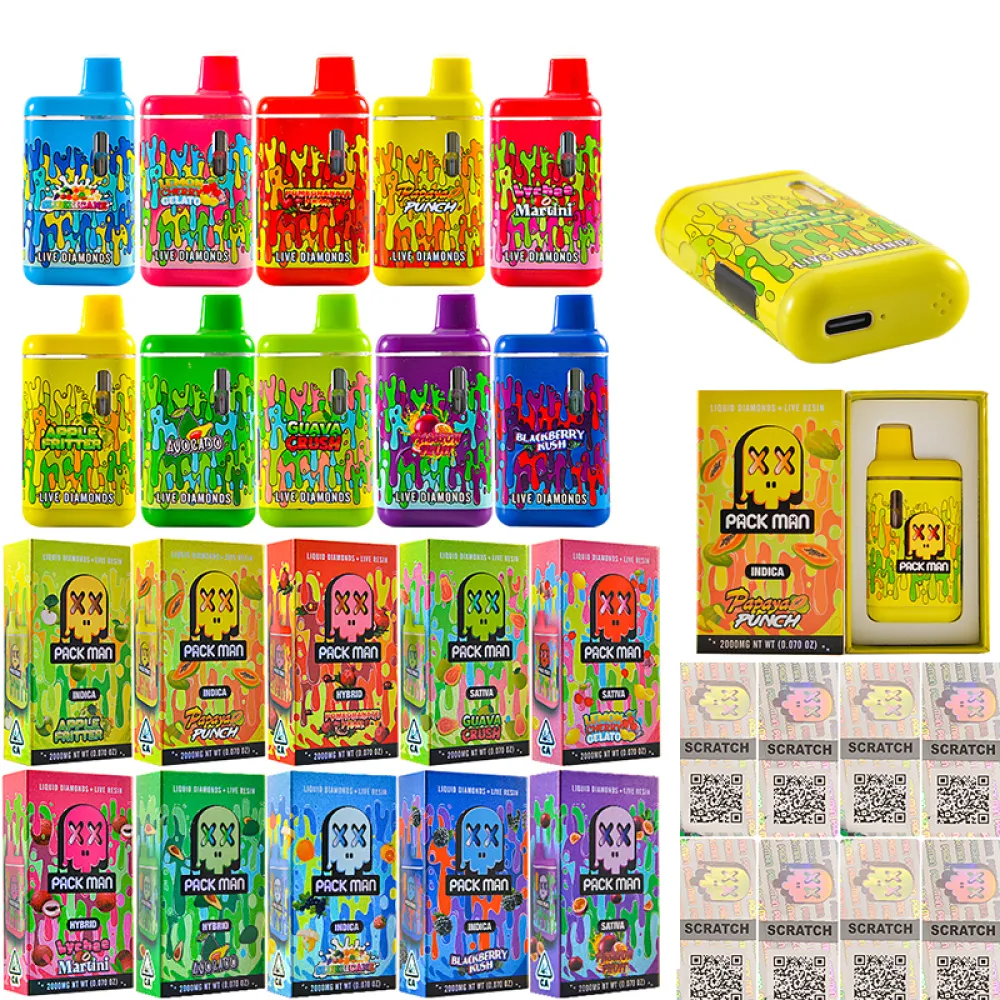 Best packman vapes with screen/high quality packman disposable in USA