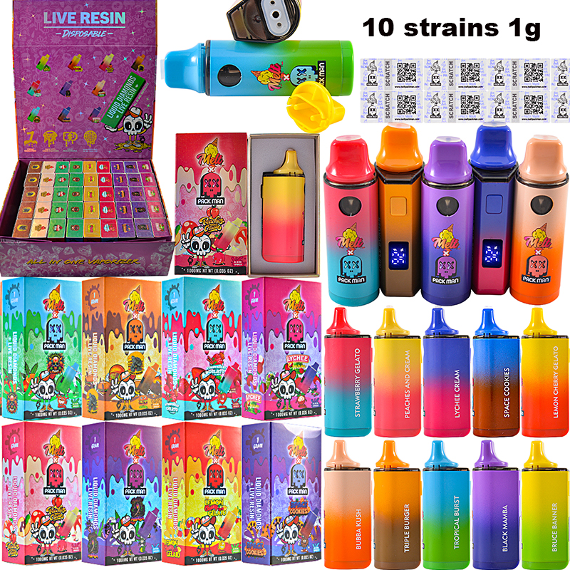 wholesale melt x packman with screen 1g vape/melt x packman 1000mg ...