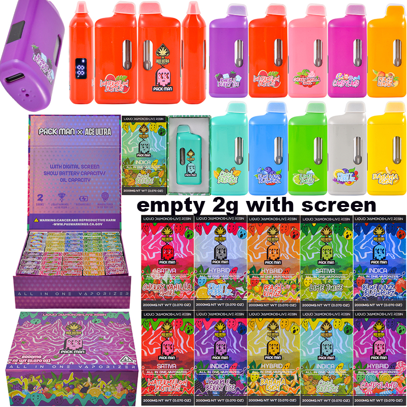 Ace Ultra x Packman Empty 2g Vape Premium Disposable Pens|empty 2ml ...