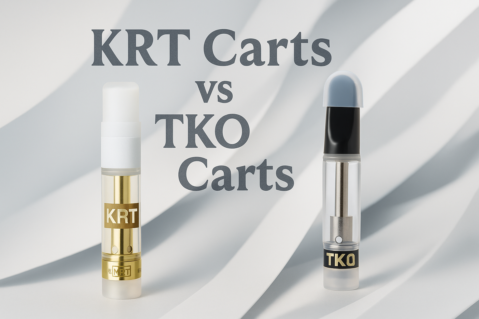 KRT Carts vs TKO Carts: B2B QC, Packaging & Consistency Comparison