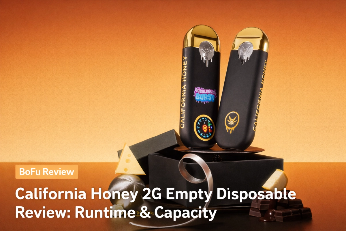 California Honey 2G Disposable Review: Empty Only Specs & QC