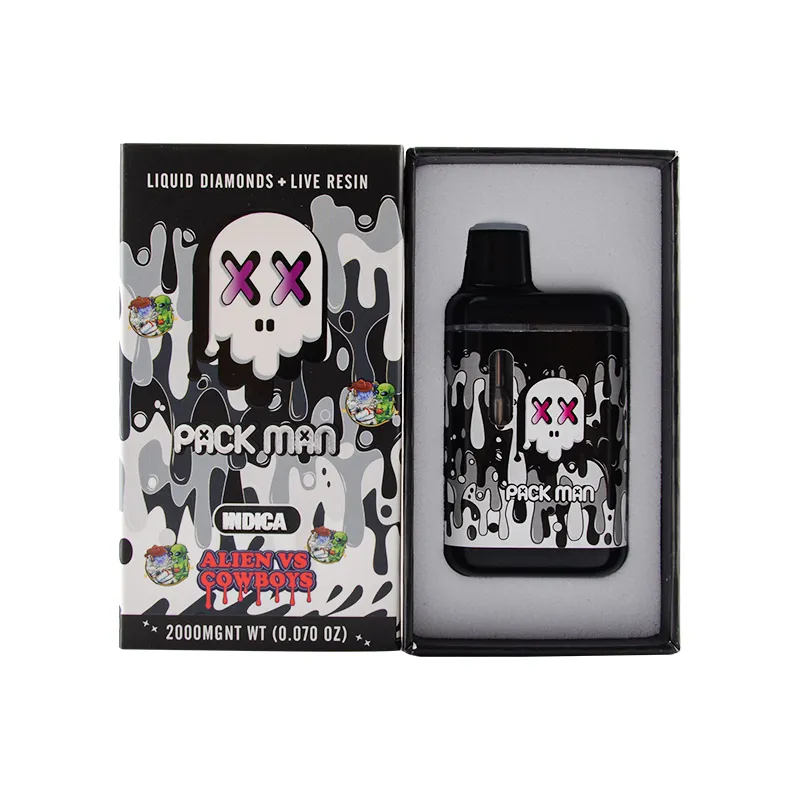 packman 2g live resin + liquid diamonds disposable | pac man 2000mg ...