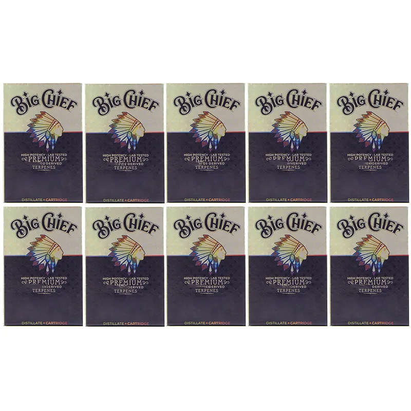 Custom big chief carts 1000mg thc cartridge 1g cart wholesale
