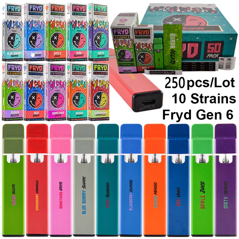 2g Fryd Extracts Disposable Vape Gen 6 USA Stock 250pcs/lot