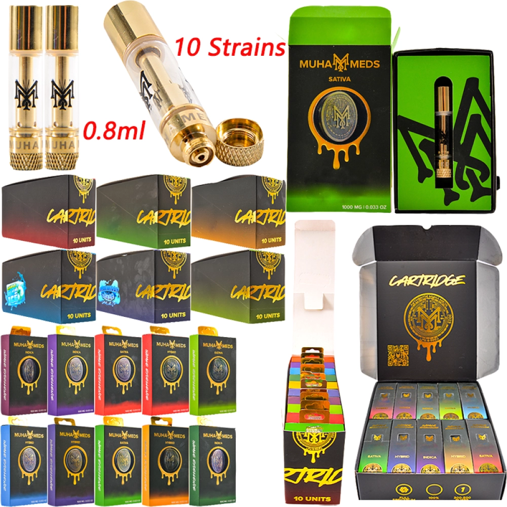 Golden Muha Meds 1g Carts Bulk | Empty Gold Muha Cartridges 0.8ml ...