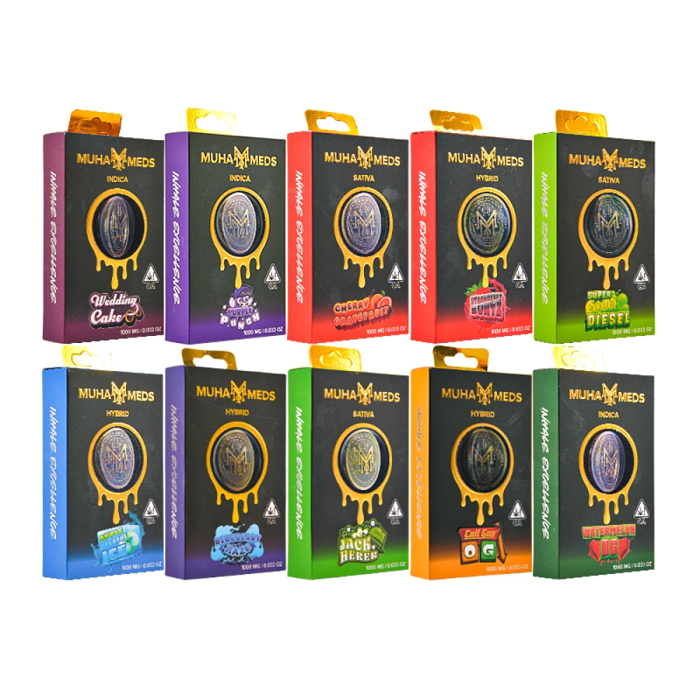 Golden Muha Meds 1g Carts Bulk | Empty Gold Muha Cartridges 0.8ml ...
