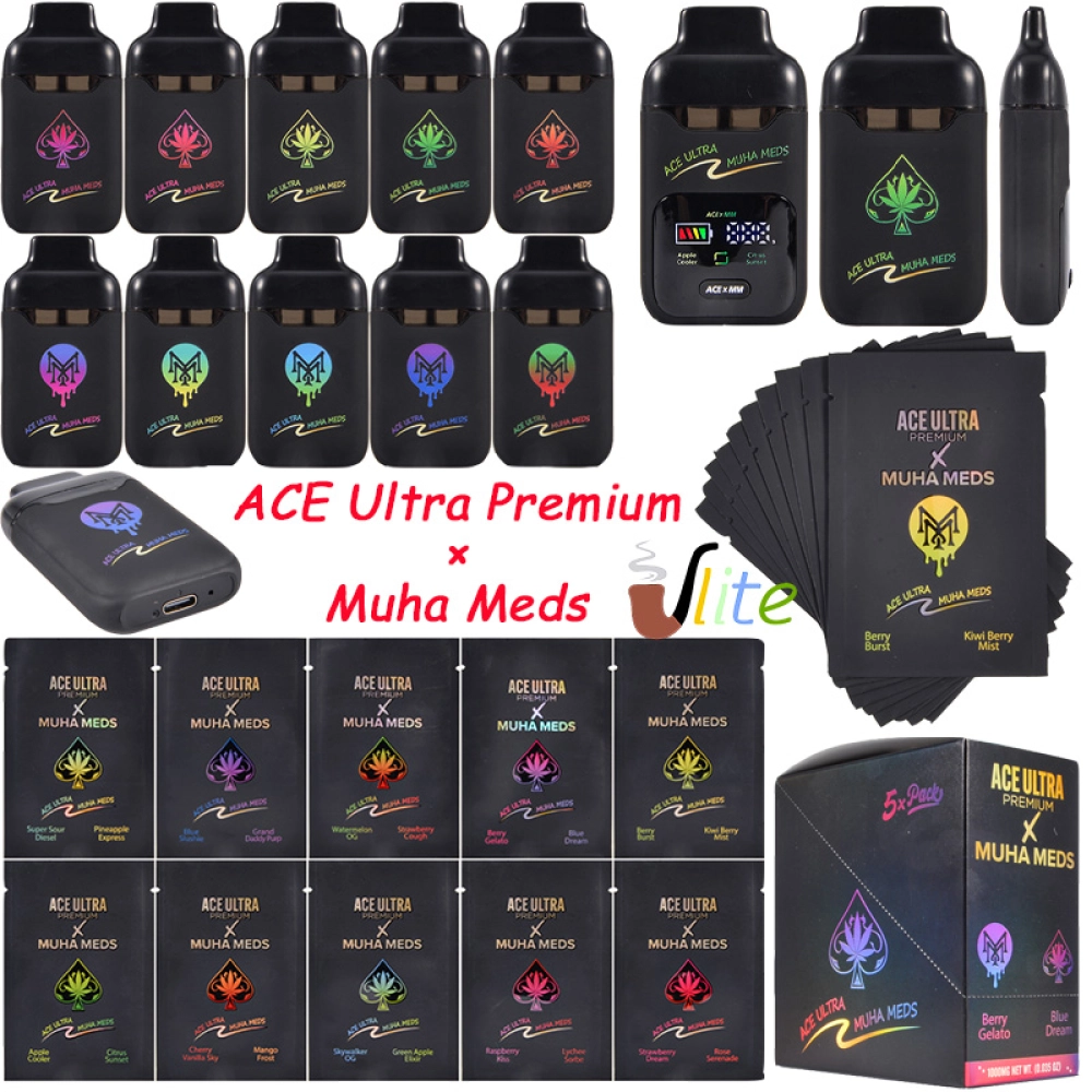 ACE Ultra x Muha Meds 1g Disposable Vape | Empty ACE X MM Vape with ...