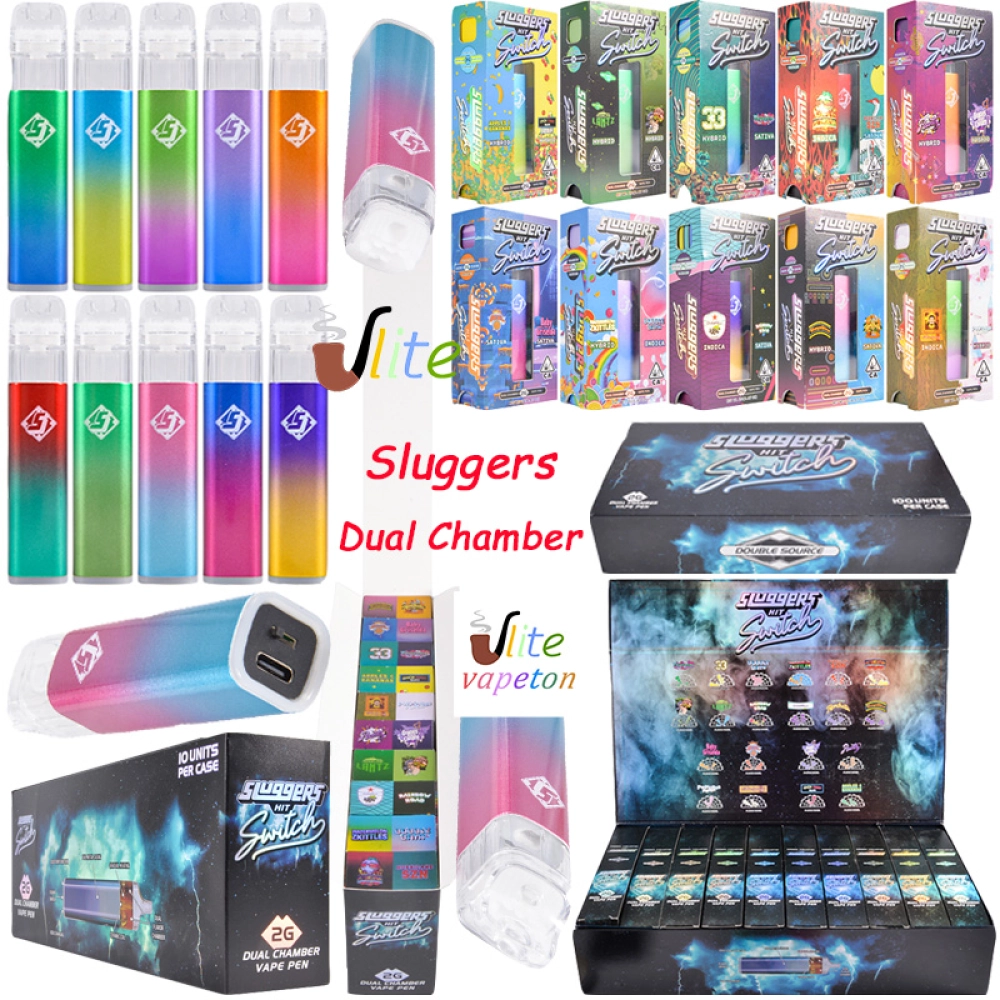 Sluggers Hit Switch 2G Disposable Vape | 2000mg Dual Chamber Sluggers ...