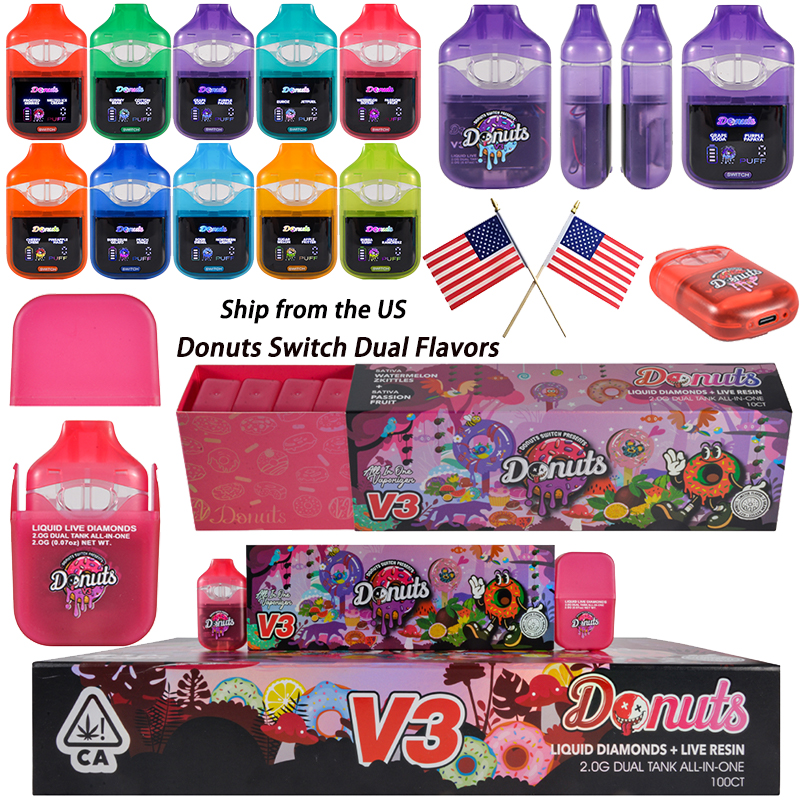 USA Wholesale Disposable Donuts Switch 2g | Donuts 2g Switch Vape Carts