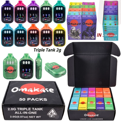 Bulk Triple Tank Vape All In One | Triple Flavor Disposable Vape Pen