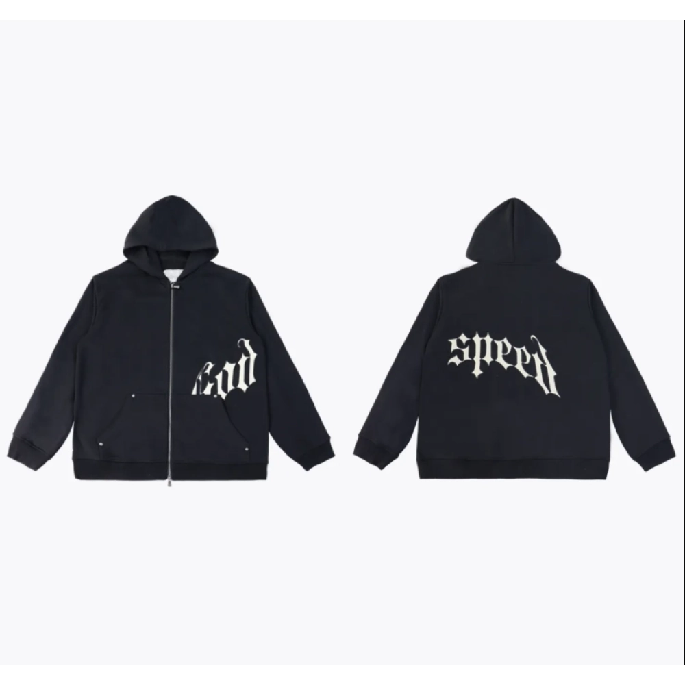 Godspeed OG Logo Sweatshirt Hoodie Black White