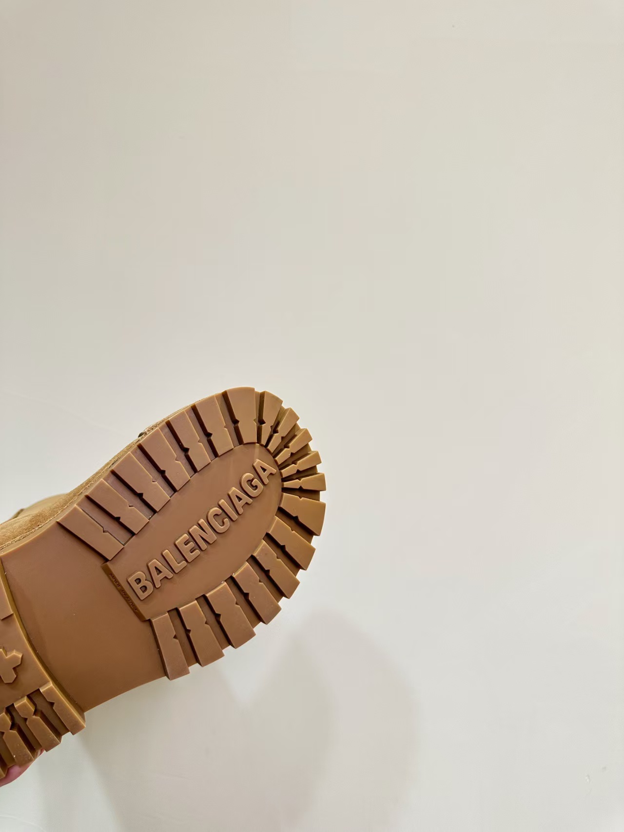 PKGoden Balenciaga Alaska Fur High Boot Brown