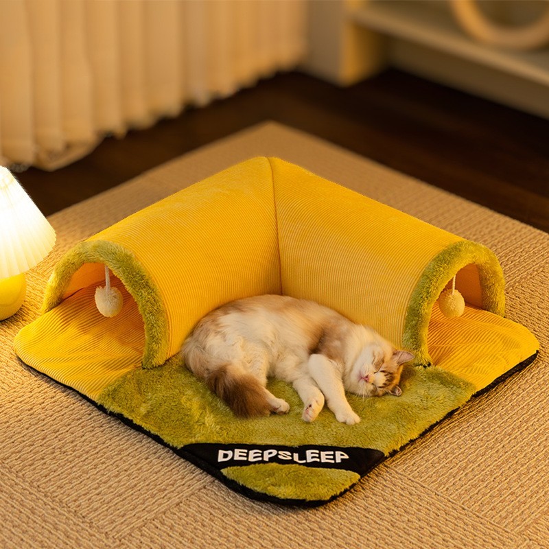 Cat Tunnel Bed & Tube | Large & Interactive - Furtent's Best Cat Beds
