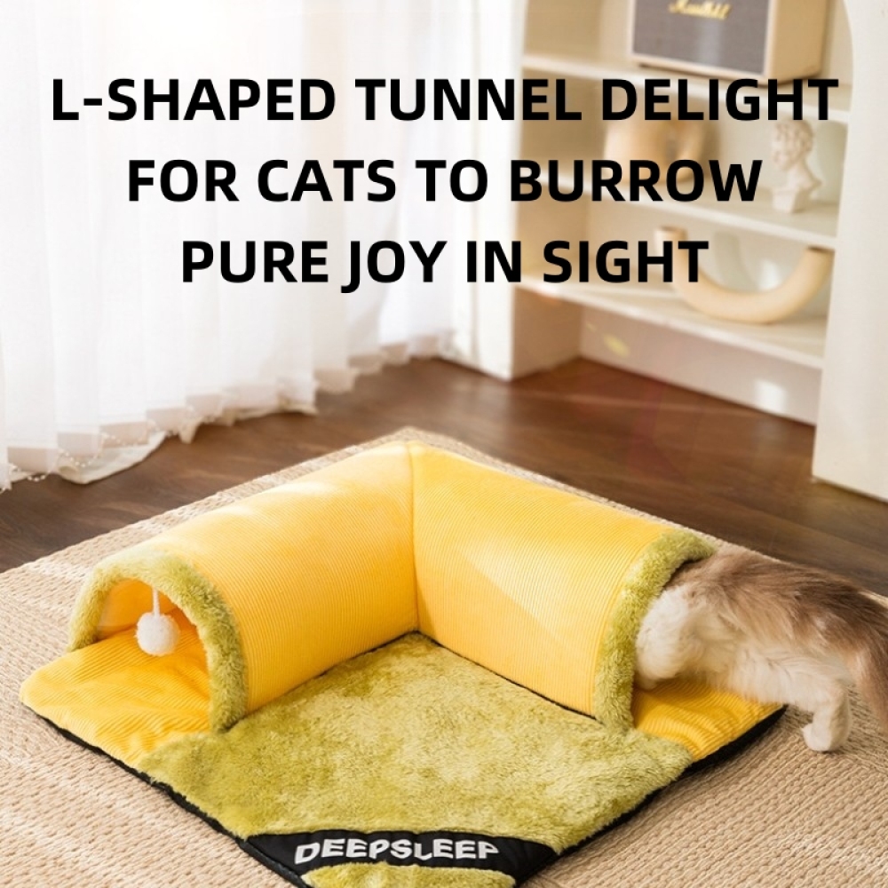 Cat Tunnel Bed & Tube | Large & Interactive - Furtent's Best Cat Beds