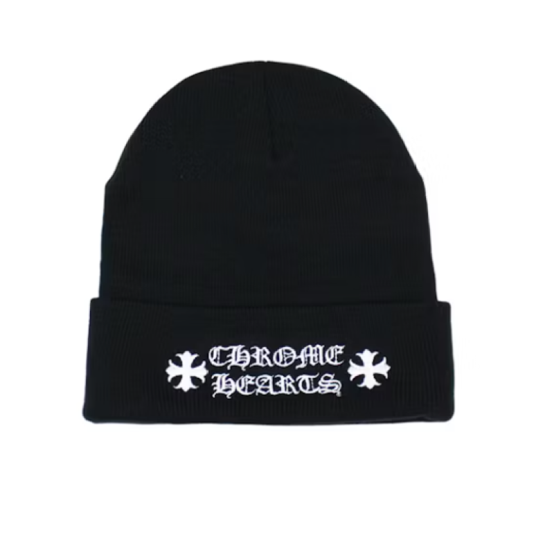 Chrome Hearts Logo Beanie Black