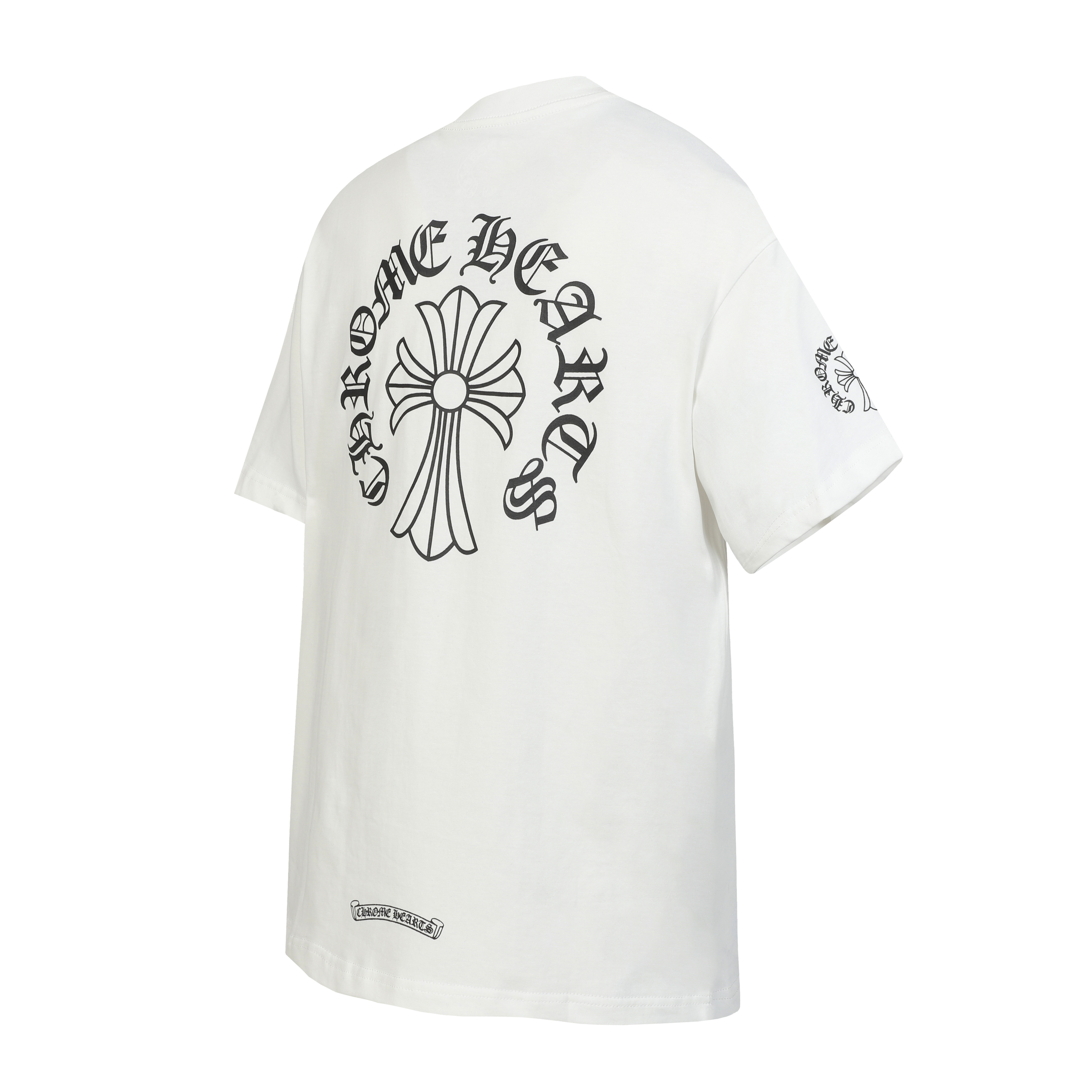 Chrome Hearts Honolulu Horseshoe Pocket Tee Black and White