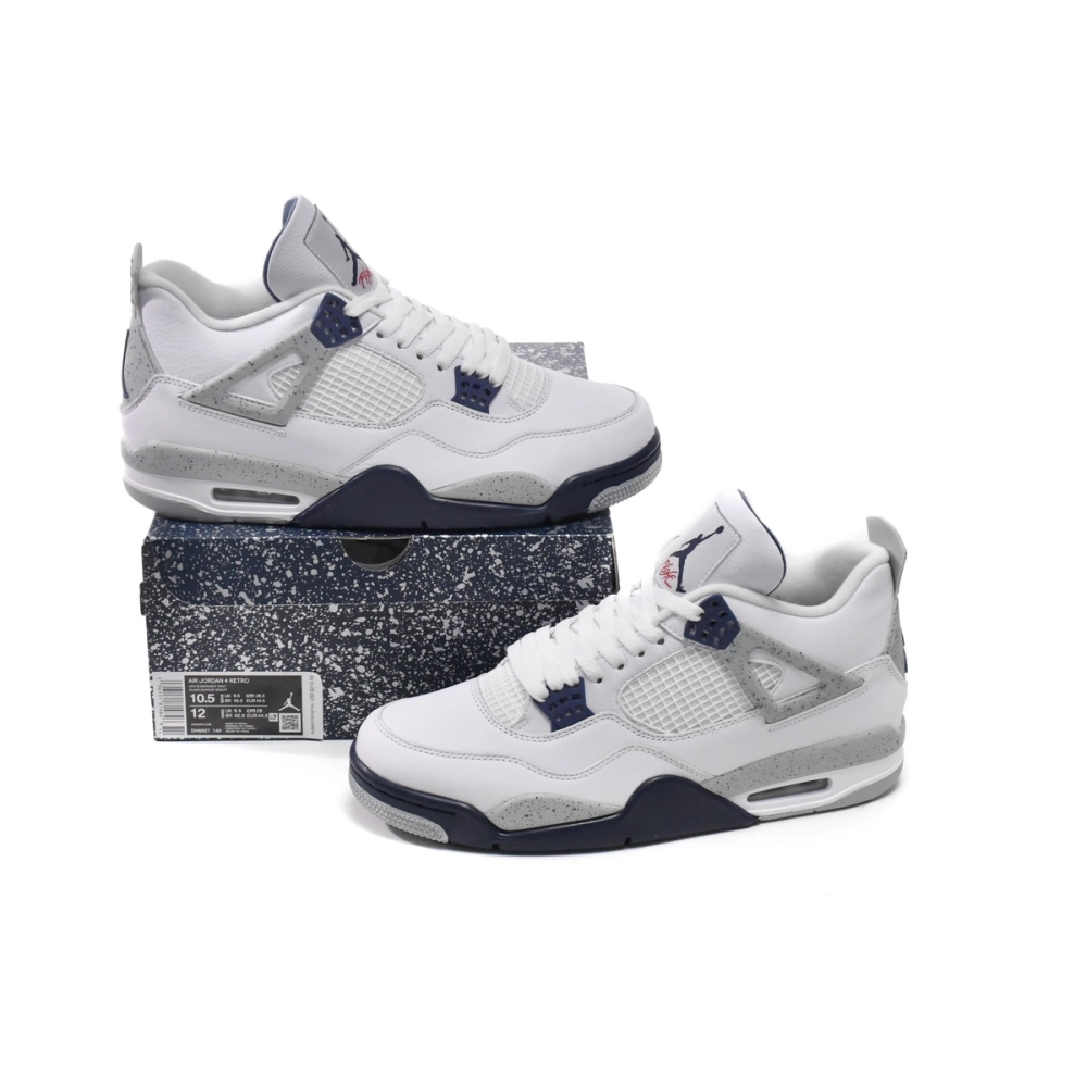 Mens|Womens Size CocoKicks Jordan 4 Retro Midnight Navy DH6927-140 Reps ...