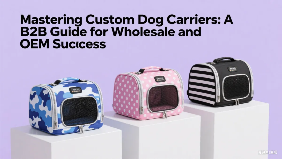 Mastering Custom Dog Carriers: A B2B Guide for Wholesale and OEM Success