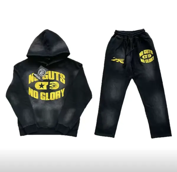 Fake Hellstar No Guts No Glory Black（full set） Replica - nkshoes