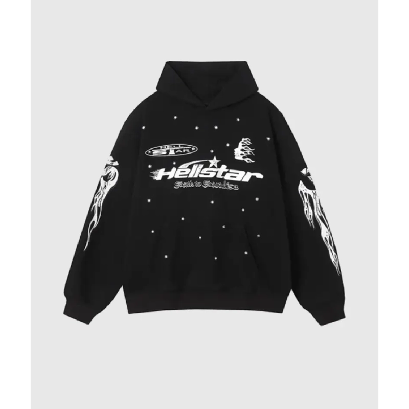 Hellstar Studios Records Tracksuit Black（full set） Reps - Pk Stockx