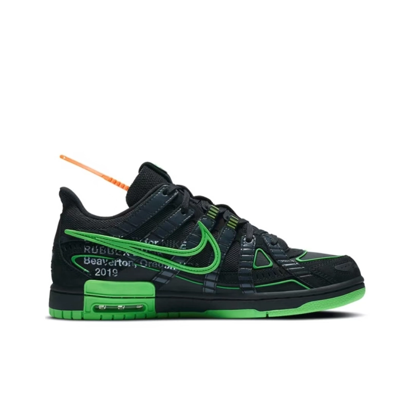 PK God Batch Nike X Off-White Air Rubber Dunk "Green Strike" sneakers ...