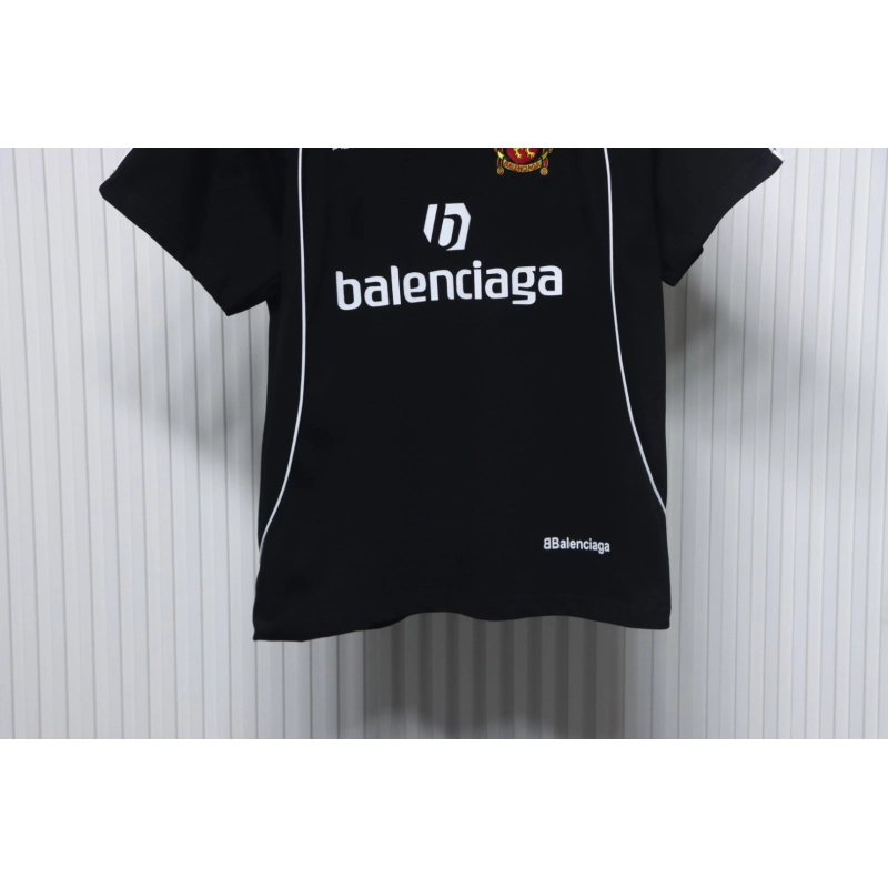 Balenciaga Lion Crest Soccer T-Shirt Black Reps - Pk Stockx