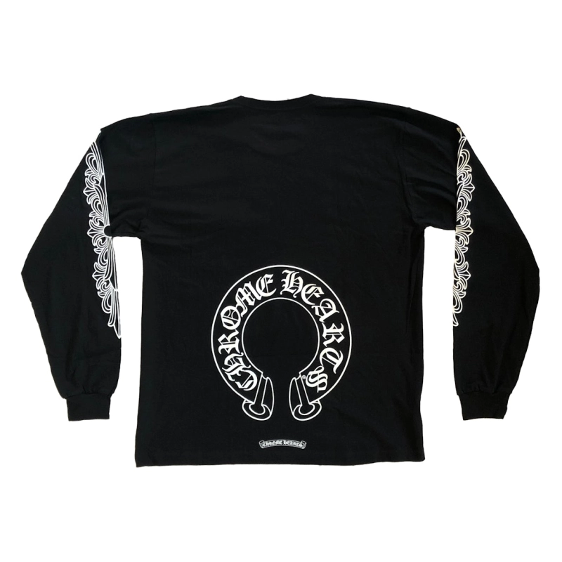 Chrome Hearts Horse Shoe L/S T-shirt Black Reps - Pk Stockx