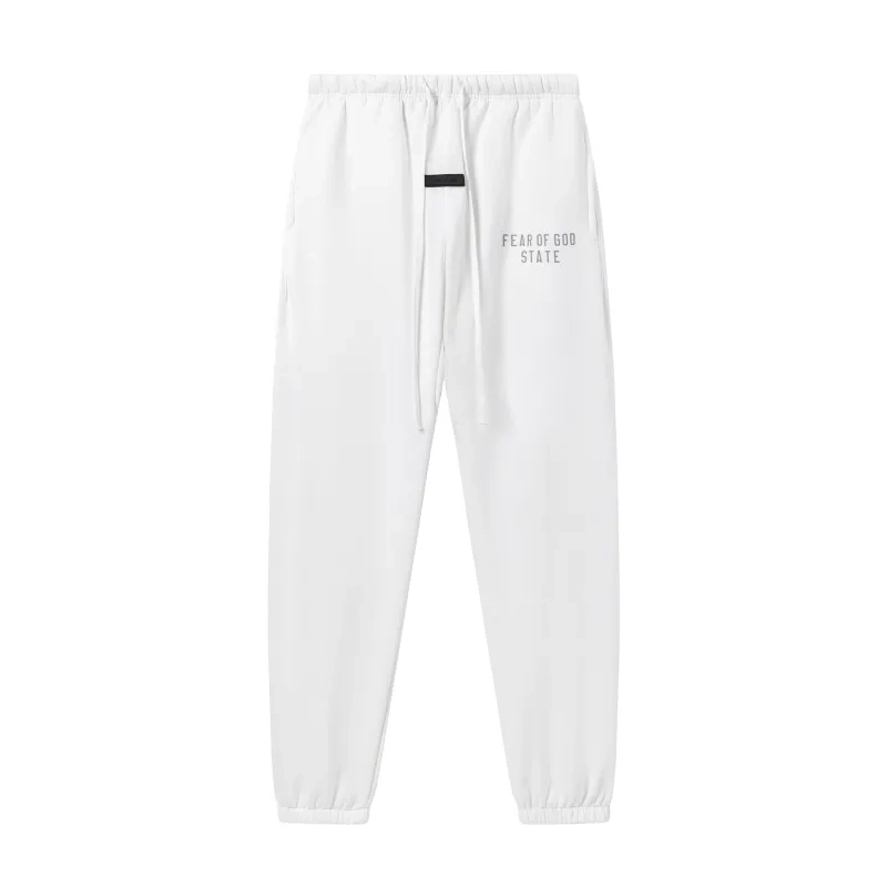 Fear of God Essentials Fleece Hoodie & Sweatpant Set White Reps - Pk Stockx